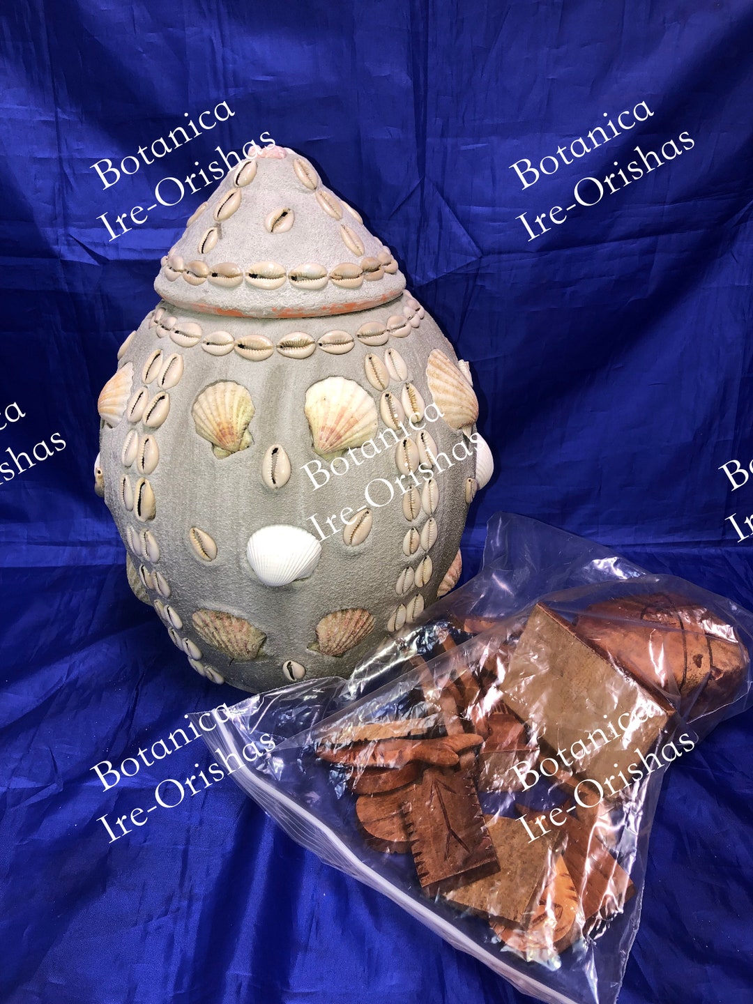 Set Tinaja De Olokun Con Sus Herramientas De Ifa Babalawo Religion ...