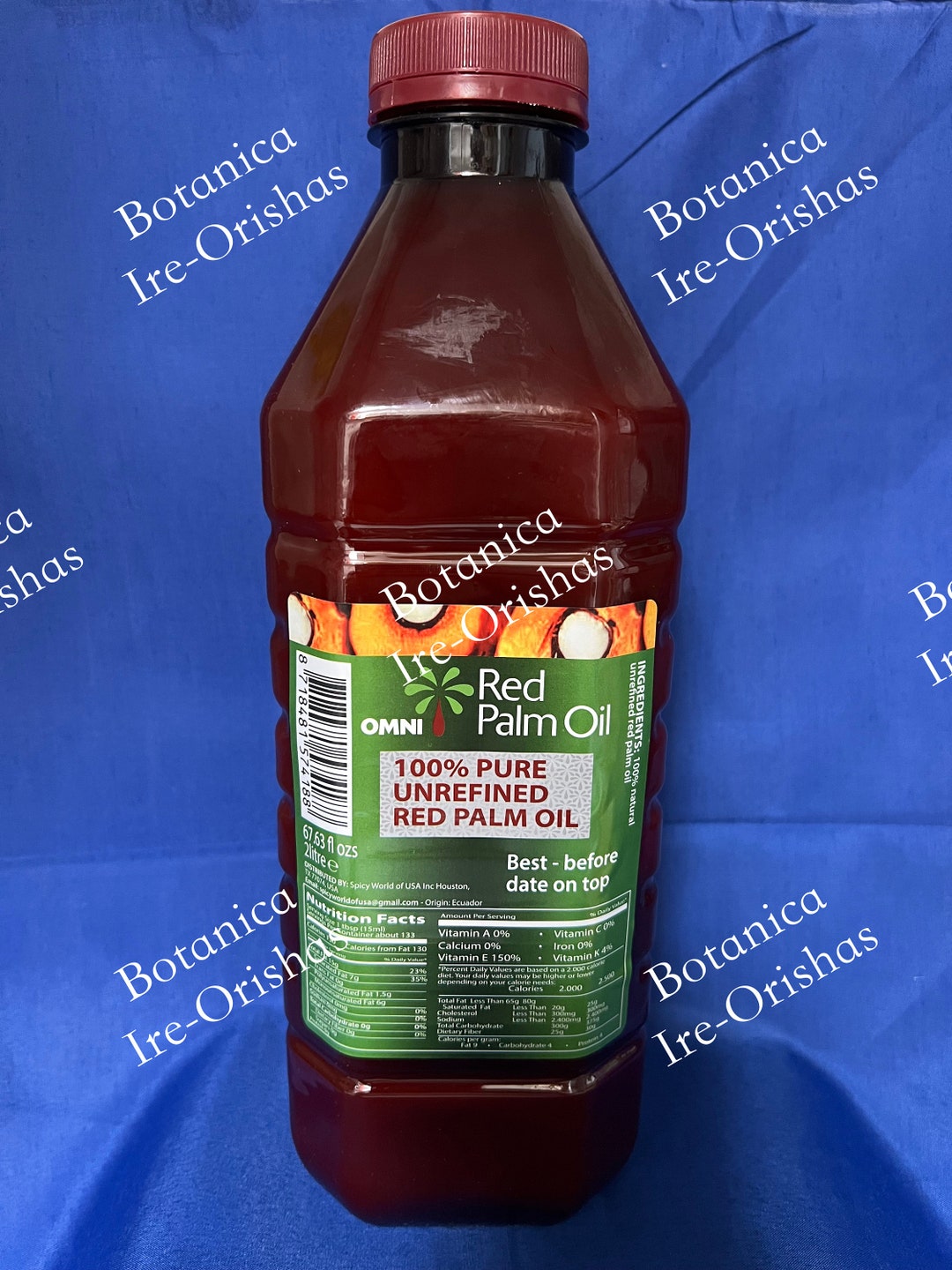 100% Manteca Corojo 2LT / Red Palm Oil 67.63oz - Etsy