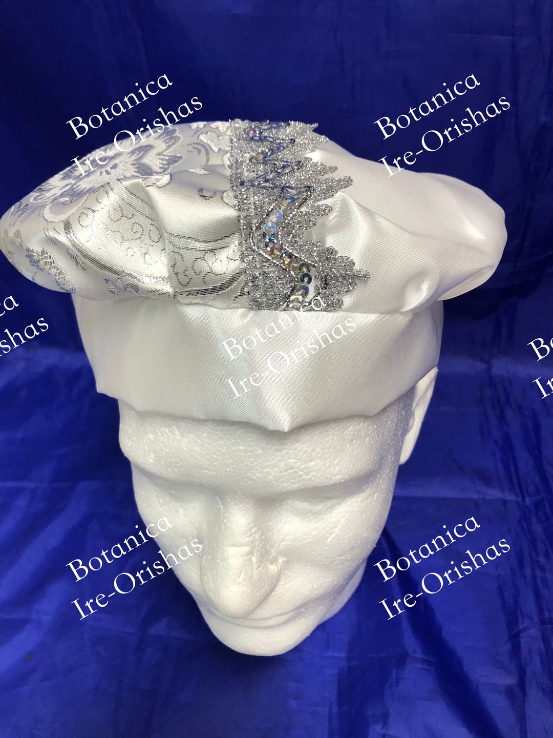 Gorro De Obatala Obbatala Fino Religion Yoruba Ida Santeria - Etsy