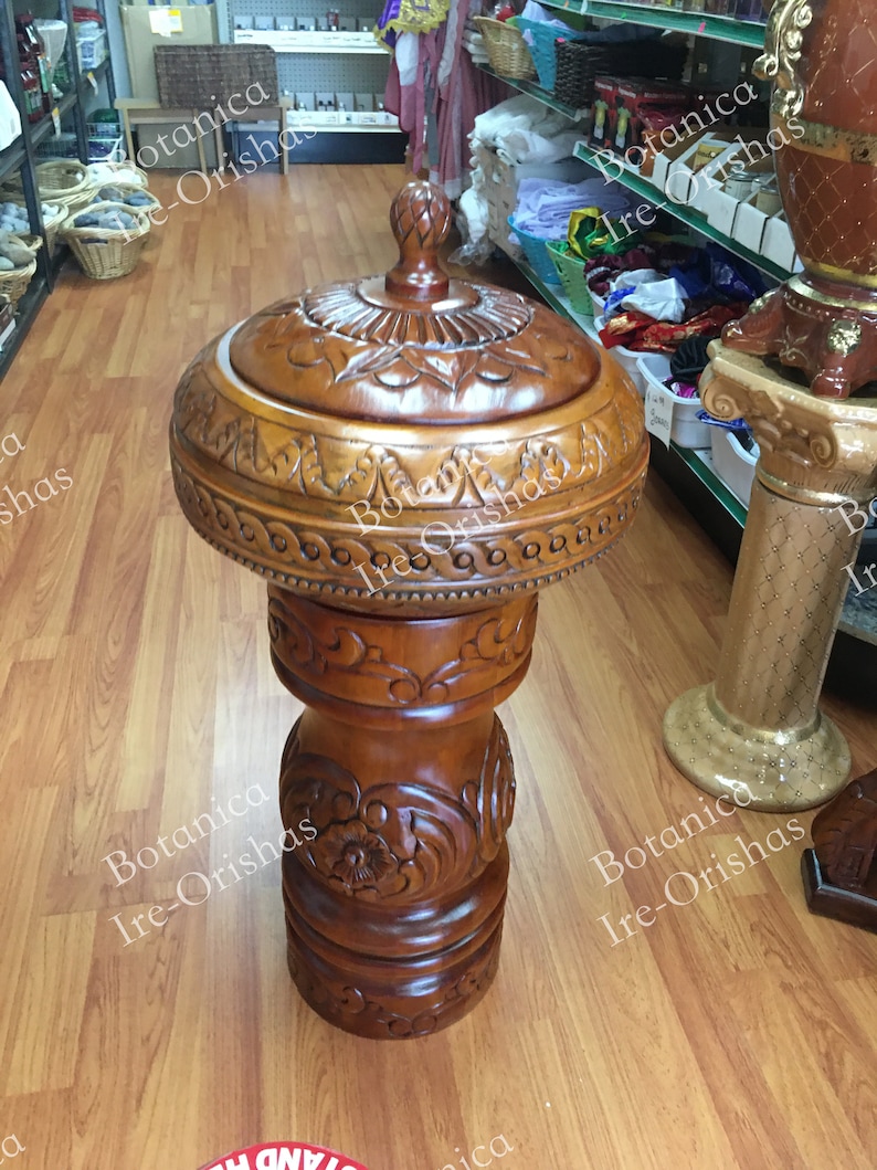 JUEGO SET Pilon Y Batea De Shango Chango Madera Tallado OAK - Etsy