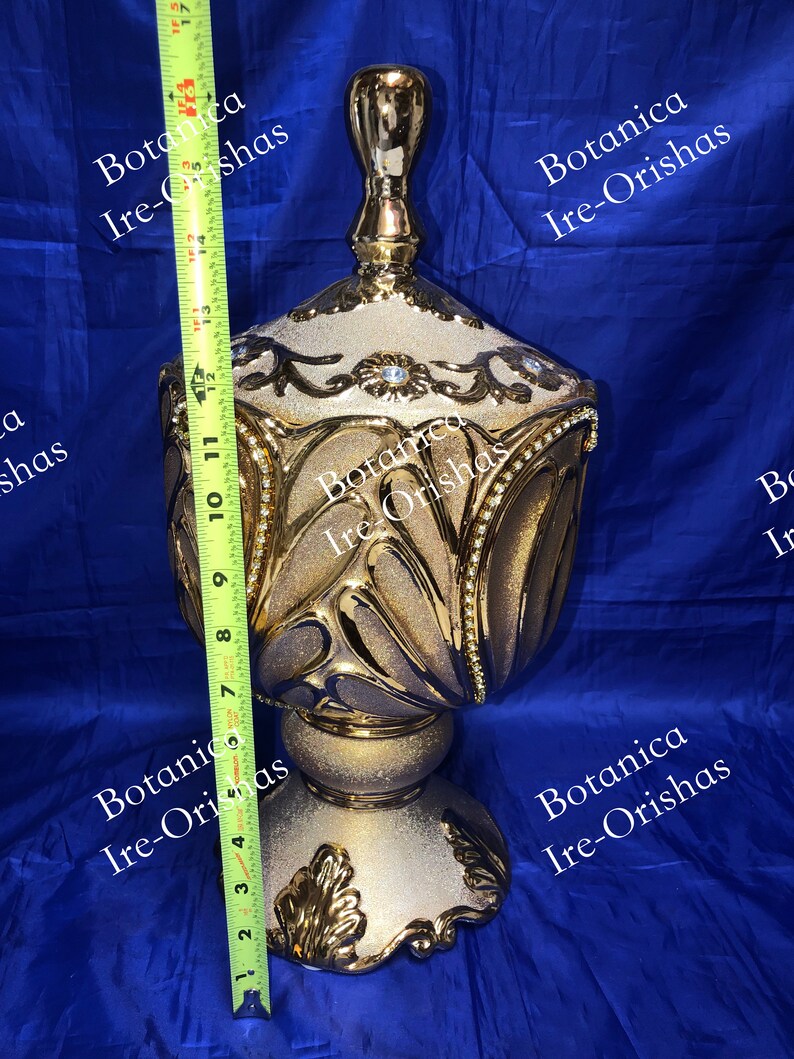 Sopera Tureen Tinaja De Oshun Dorada Religion Yoruba Ifa Santeria - Etsy