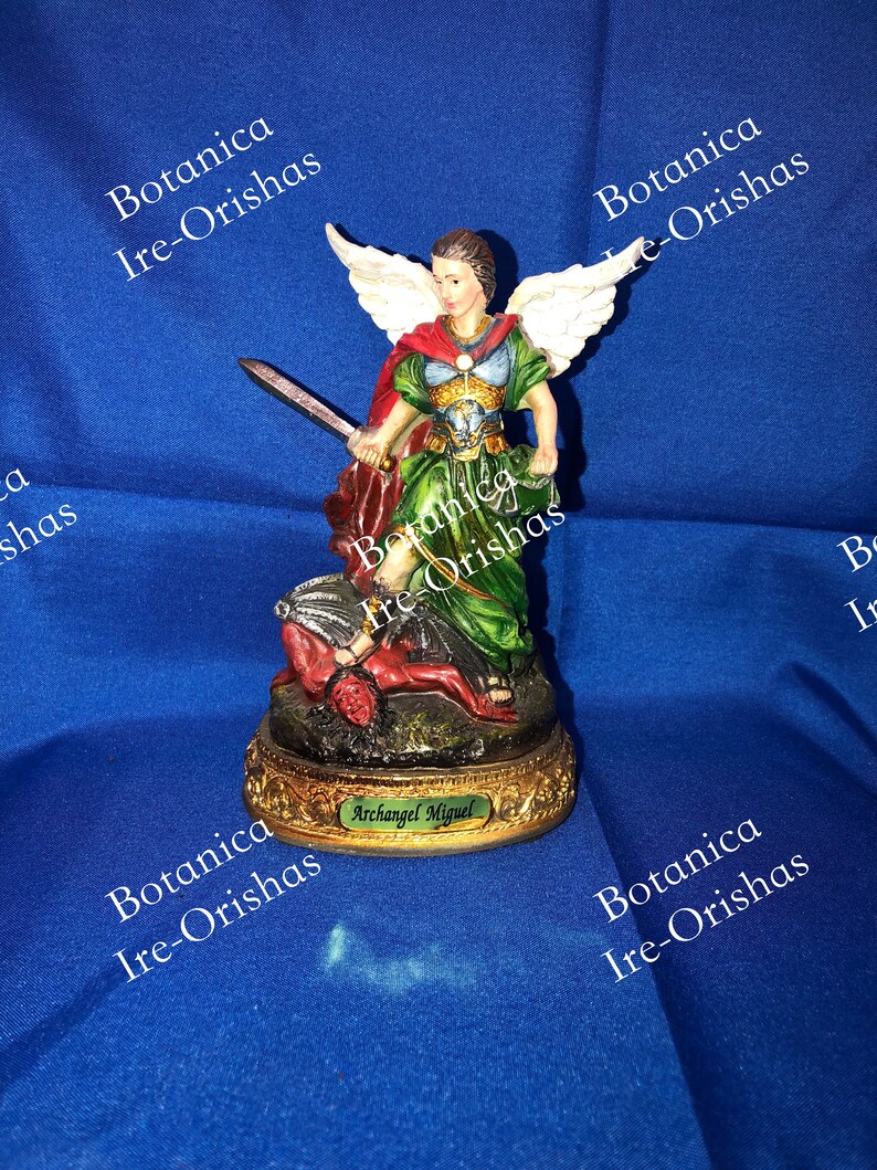 ESTATUA STATUE San Miguel Arcangel 5 Religion Yoruba IFA - Etsy