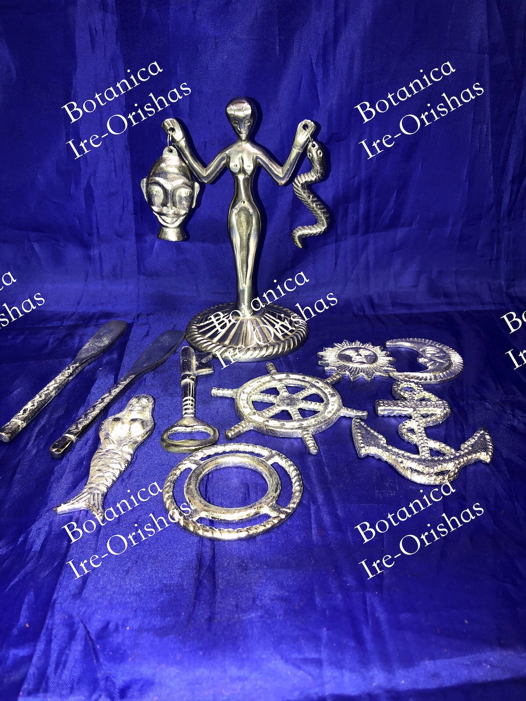Herramientas De Olokun De Santo Religion Yoruba Ifa Santeria - Etsy