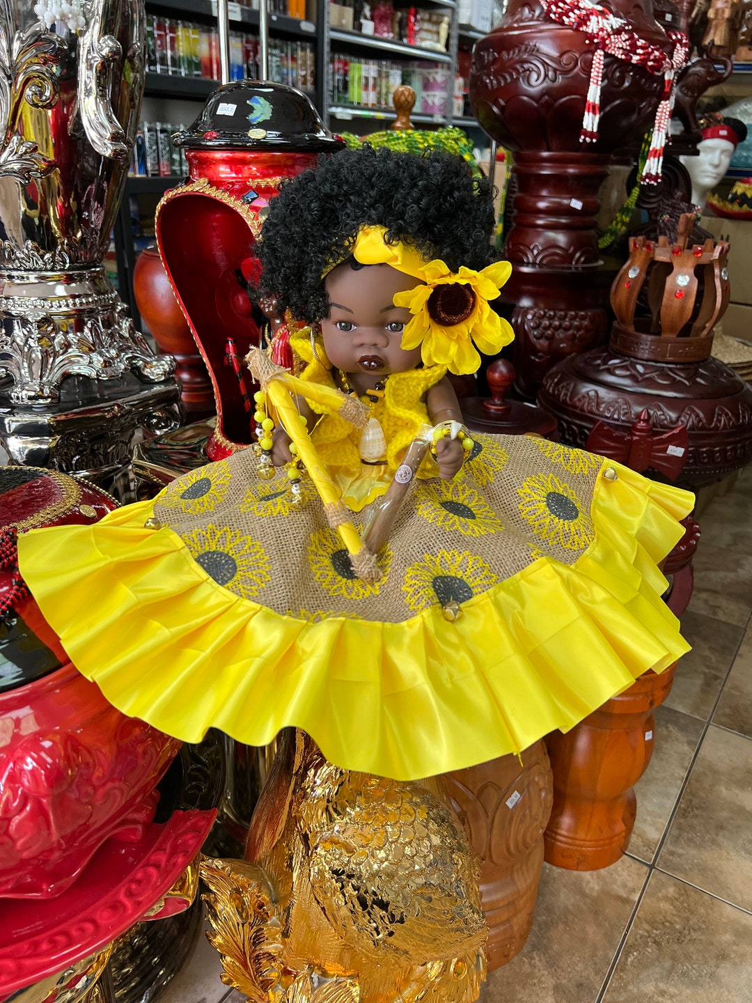 Doll Muñeca Oshun Ochun Osun Fina Elegant Elegante Religion Yoruba Ifa ...