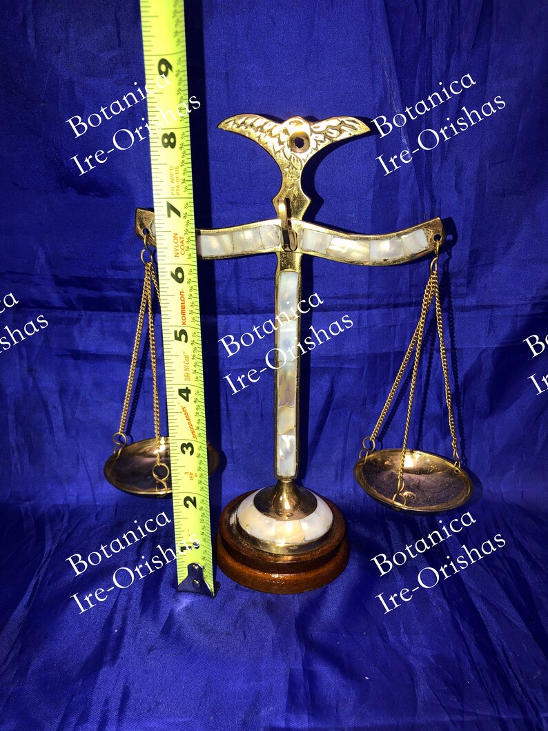 Balanza Balansa De Metal Dorado Scale Religion Yoruba Ifa Santeria - Etsy