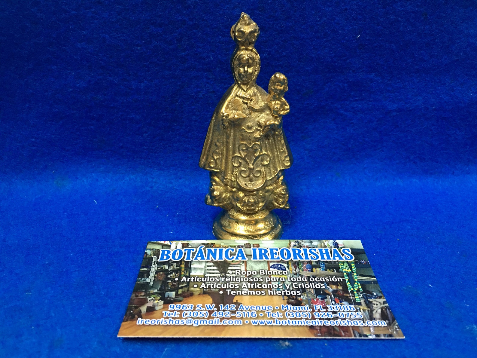 Statue Estatua Virgen De Regla En Bronze Religion Yoruba Ifa | Etsy