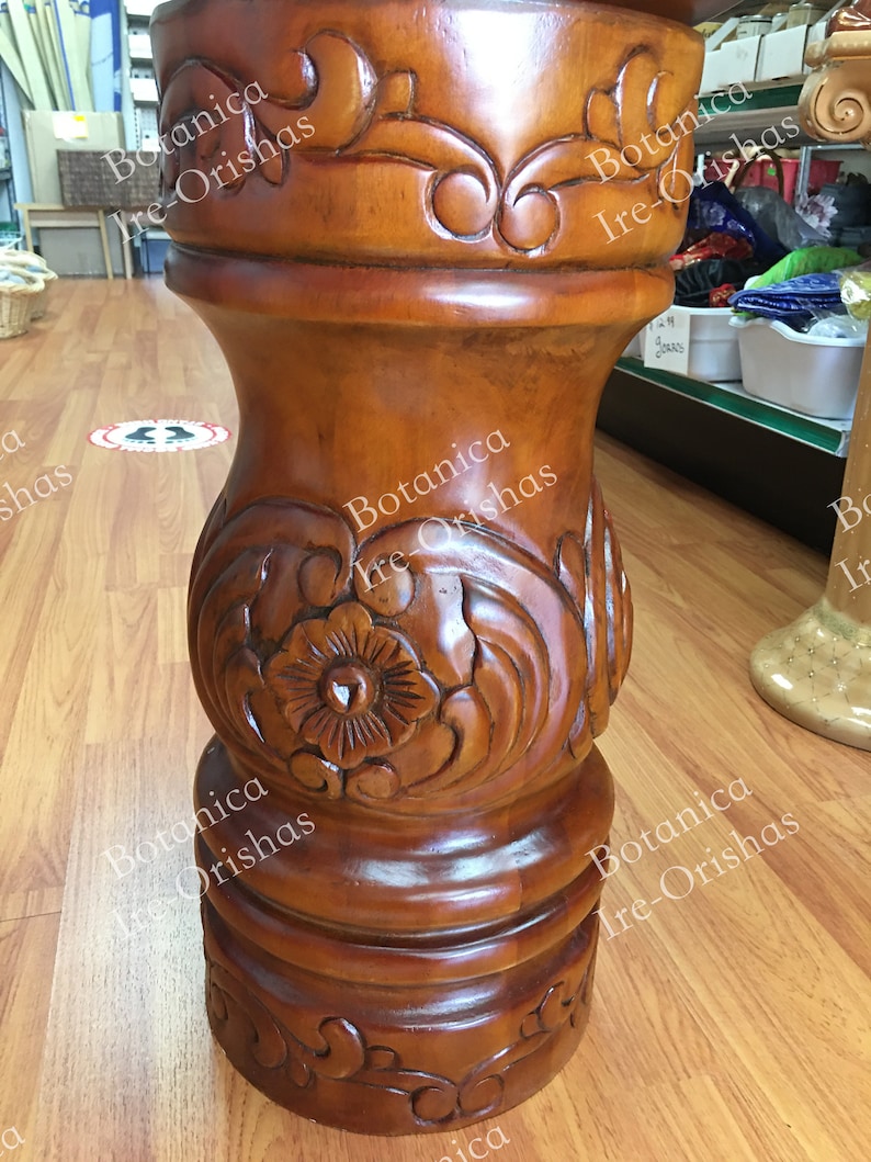 JUEGO SET Pilon Y Batea De Shango Chango Madera Tallado OAK - Etsy