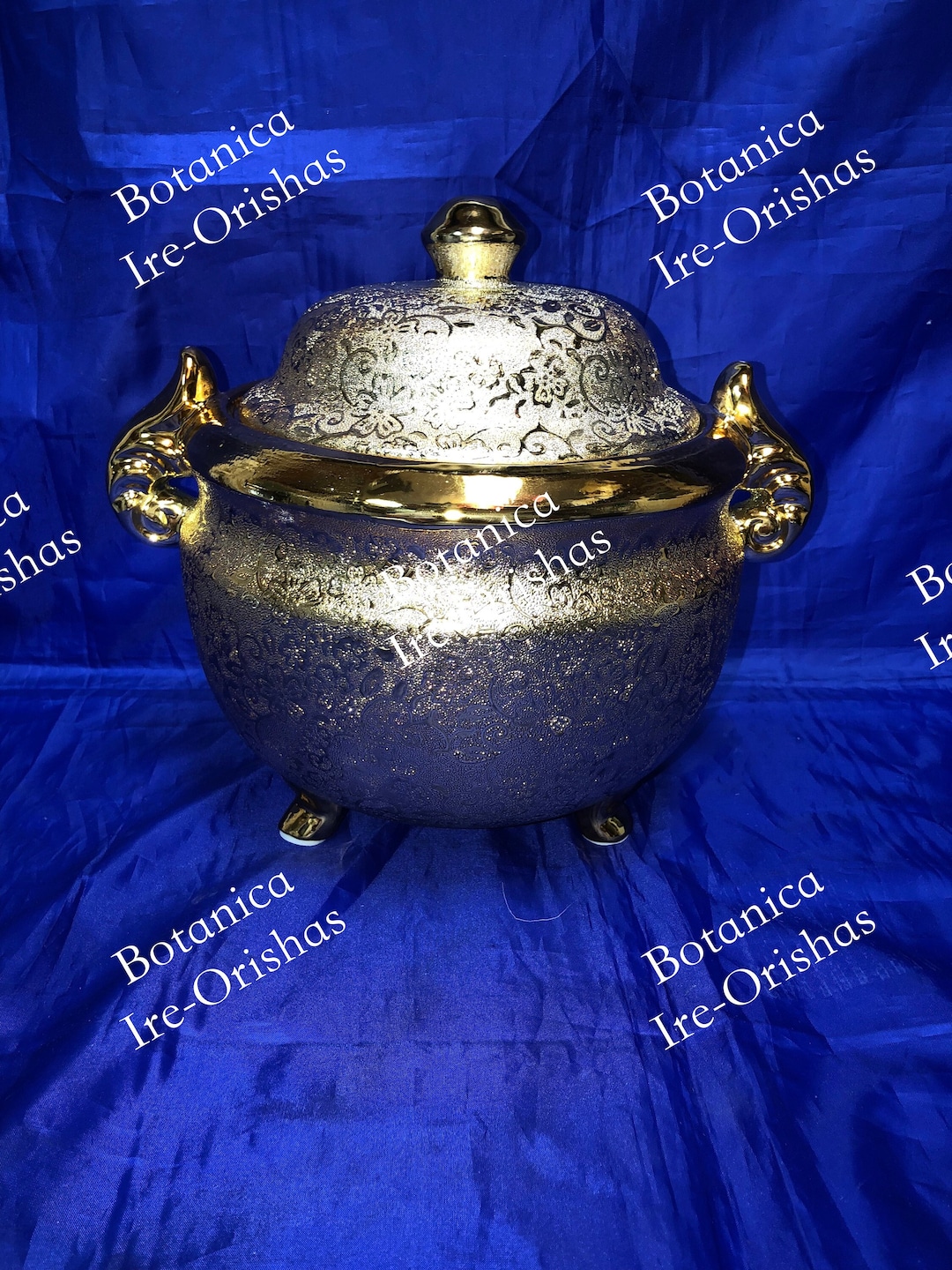 SOPERA Tureen Dorada Gold Color Oshun Ochun Osun Religion Yoruba IFA ...