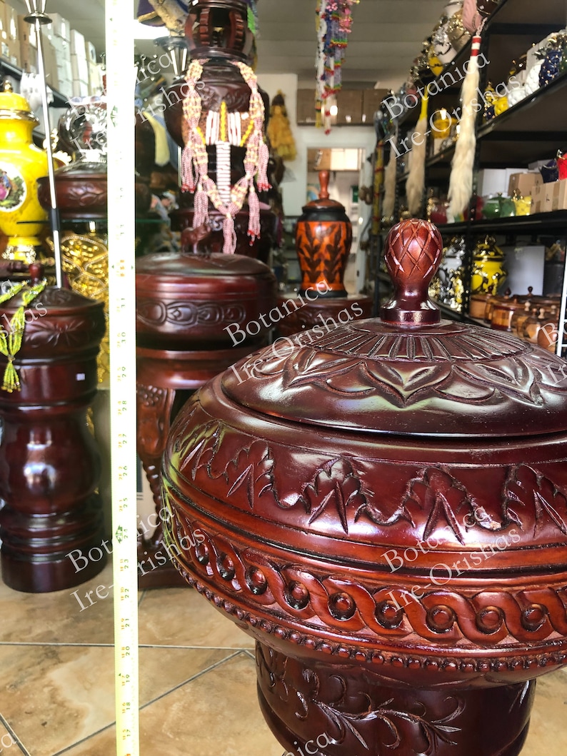 JUEGO SET Pilon Y Batea De Shango Chango Madera Tallado Cherry | Etsy