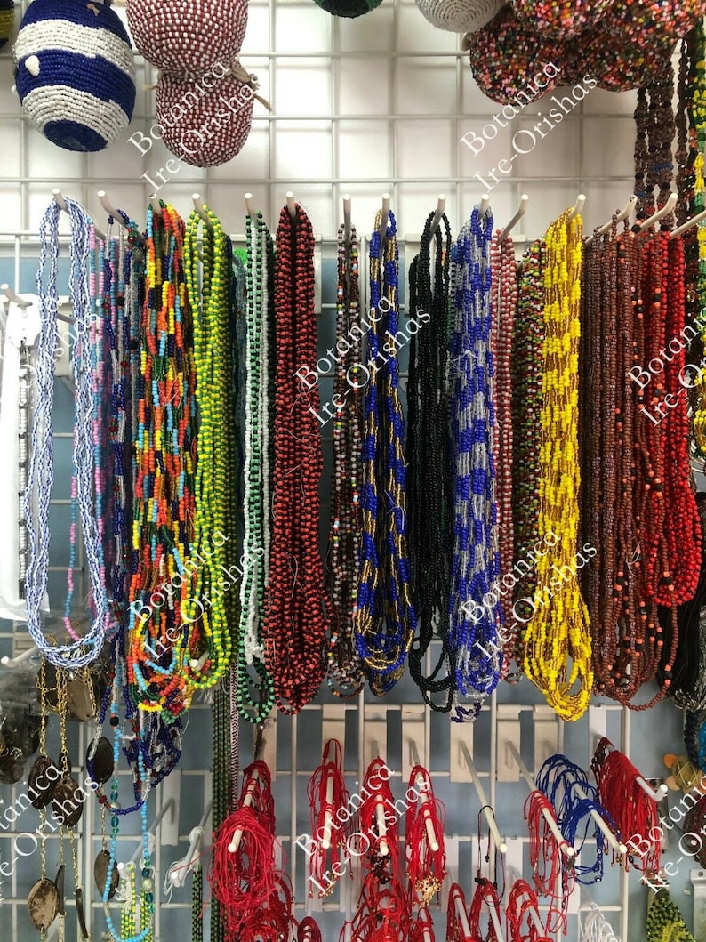 Collar collar eleke de Santo RELIGIÓN YORUBA IFA - Etsy España