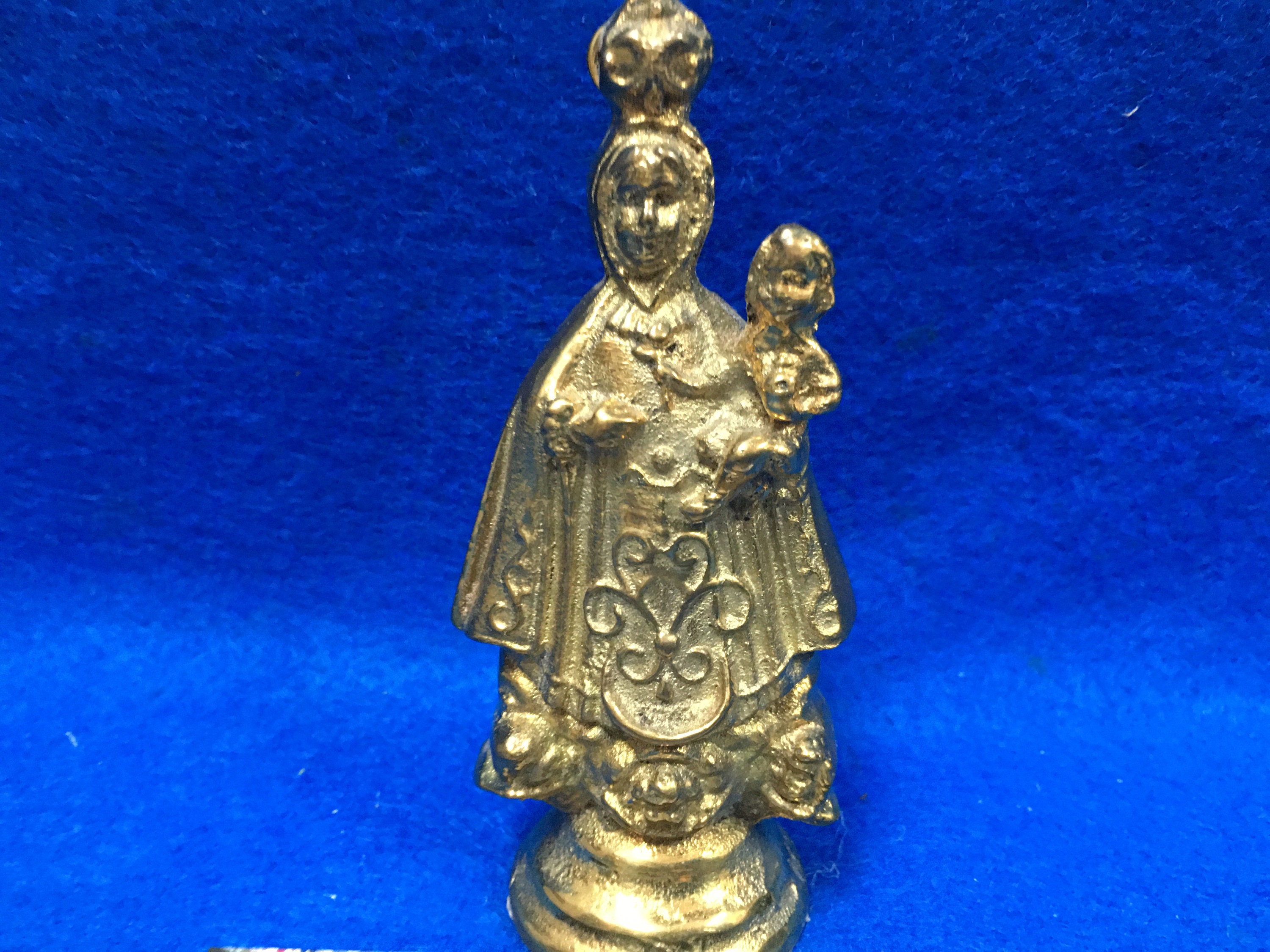 Statue Estatua Virgen De Regla En Bronze Religion Yoruba Ifa | Etsy