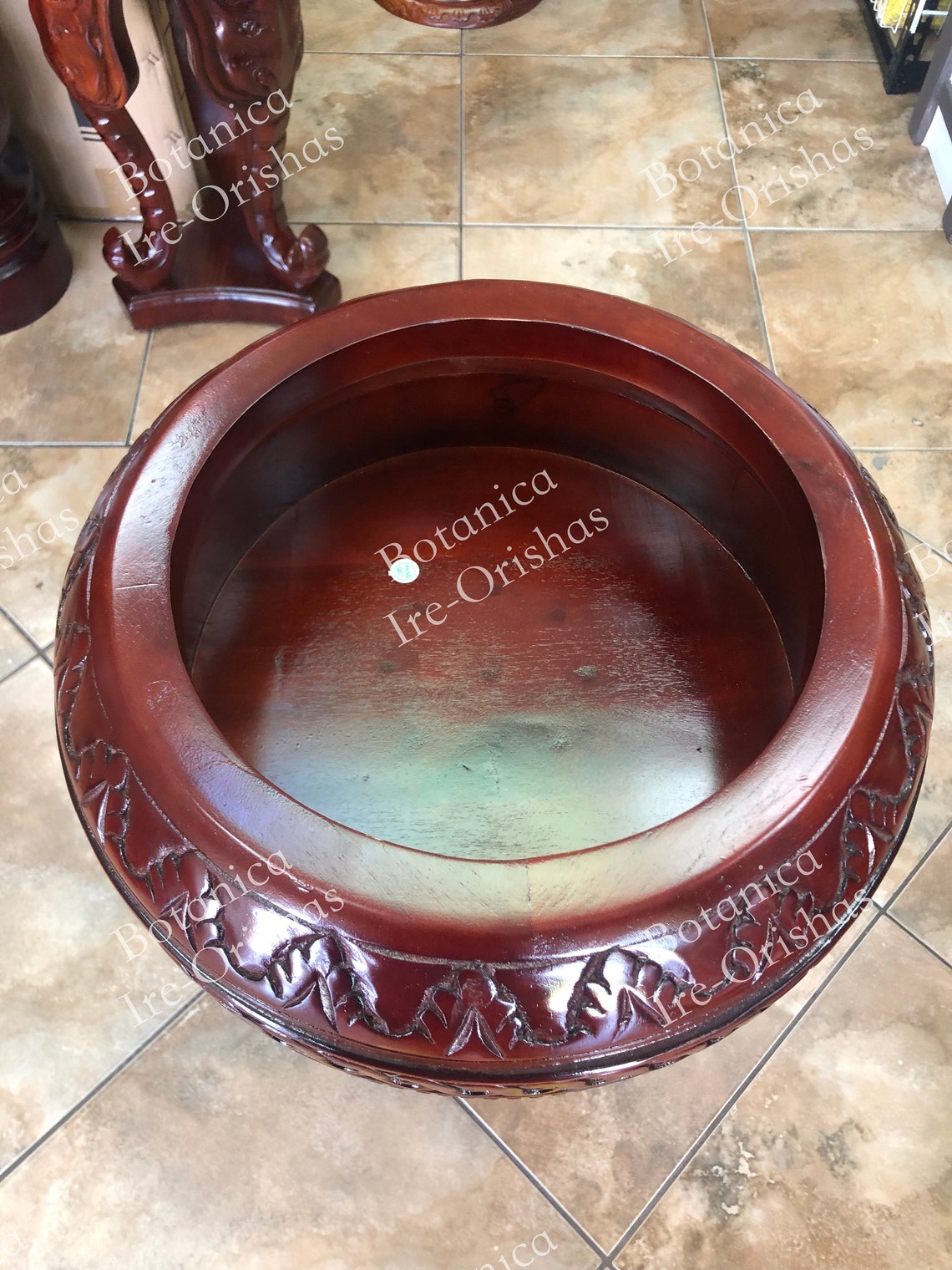 JUEGO SET Pilon Y Batea De Shango Chango Madera Tallado Cherry | Etsy