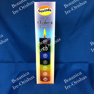 Vela Candle Siete Chakra Colores Religion Yoruba Ifa Santeria Palo - Etsy