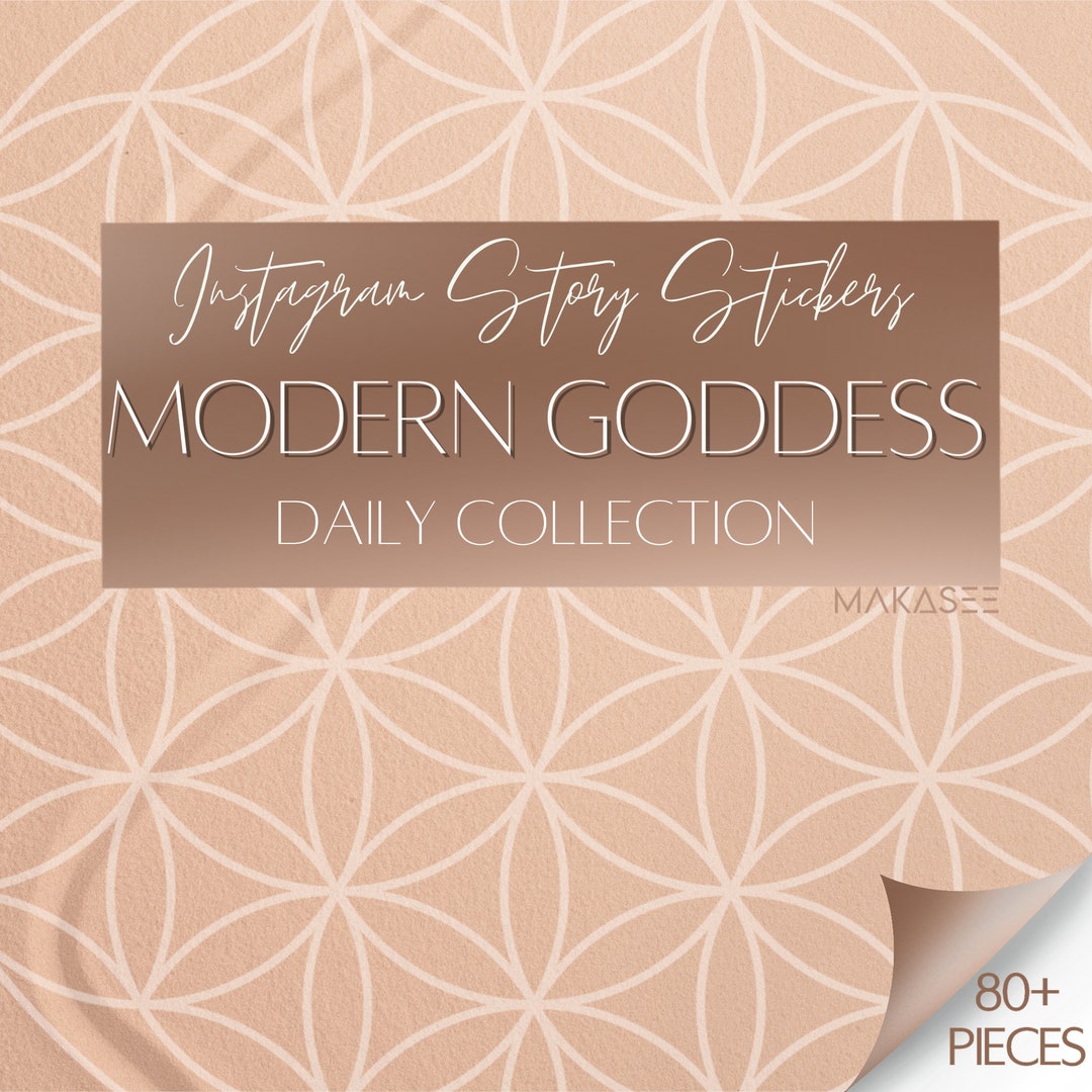 80+ INSTAGRAM STORY STICKERS || Modern Goddess Collection || Spiritual ...