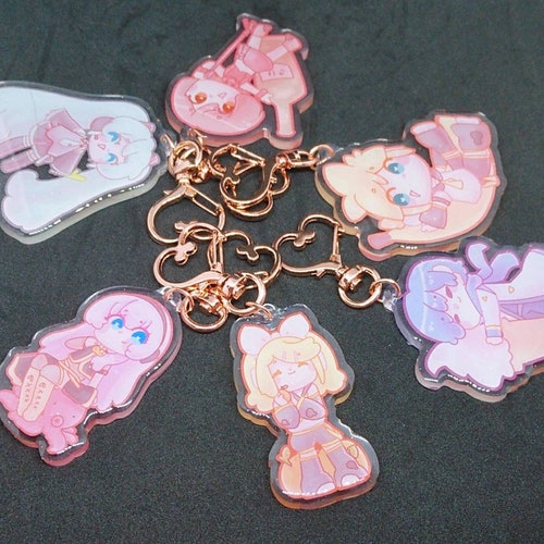 Vocaloid Acrylic Charms Gumi Megpoid Keychain Megpoid Gumi | Etsy