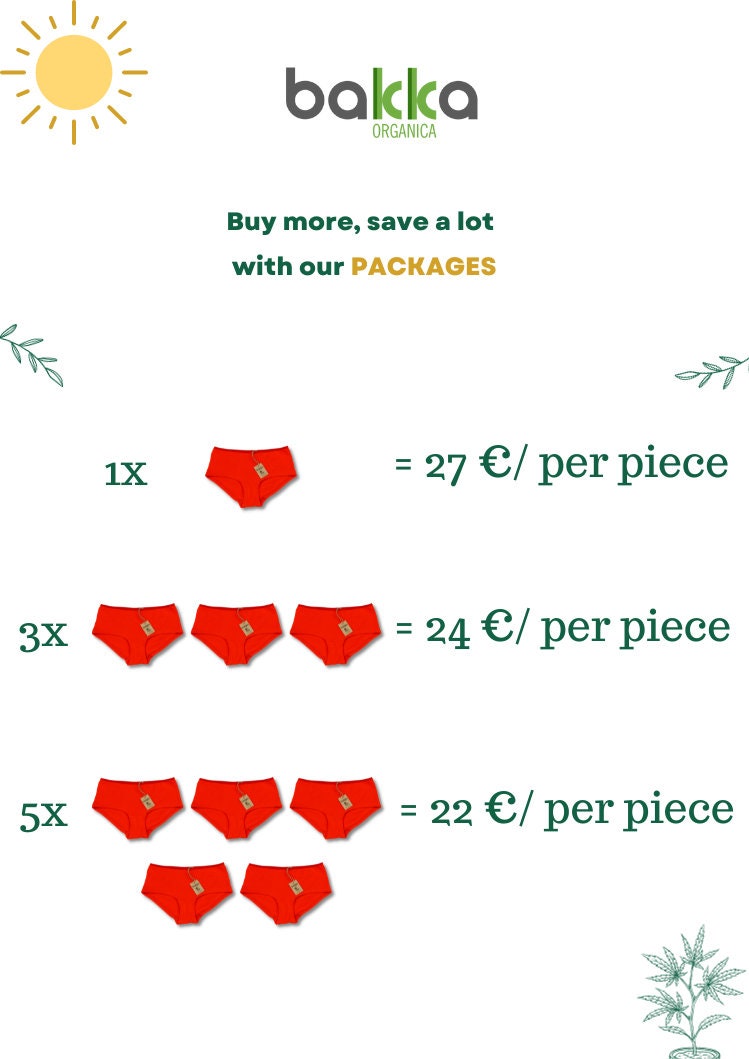 Red Candy Hemp Boxers, Hemp Organic Cotton Underwear Women, Comfortable ...