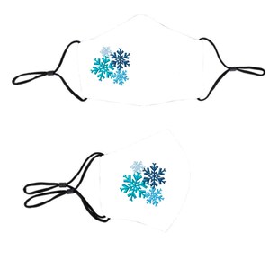 Snowflake Face Mask, Snowflake, Winter Face Mask, Snowflake Mask ...