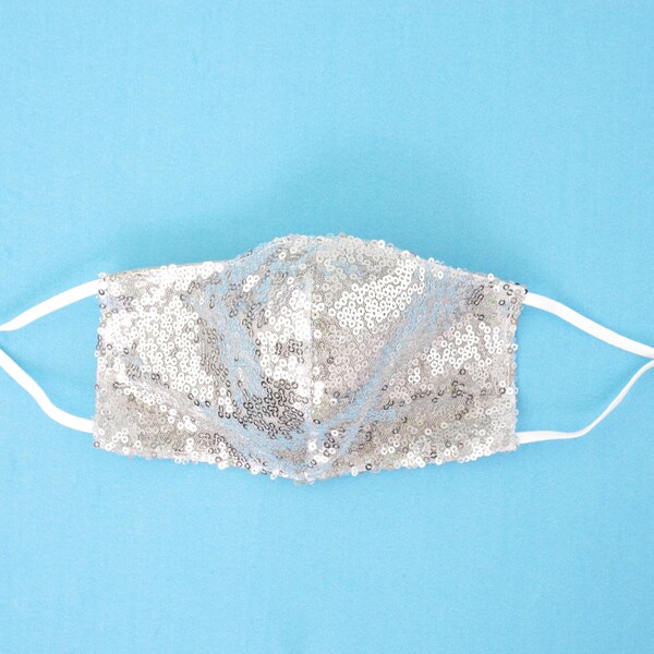 Sequin Face Mask - Etsy