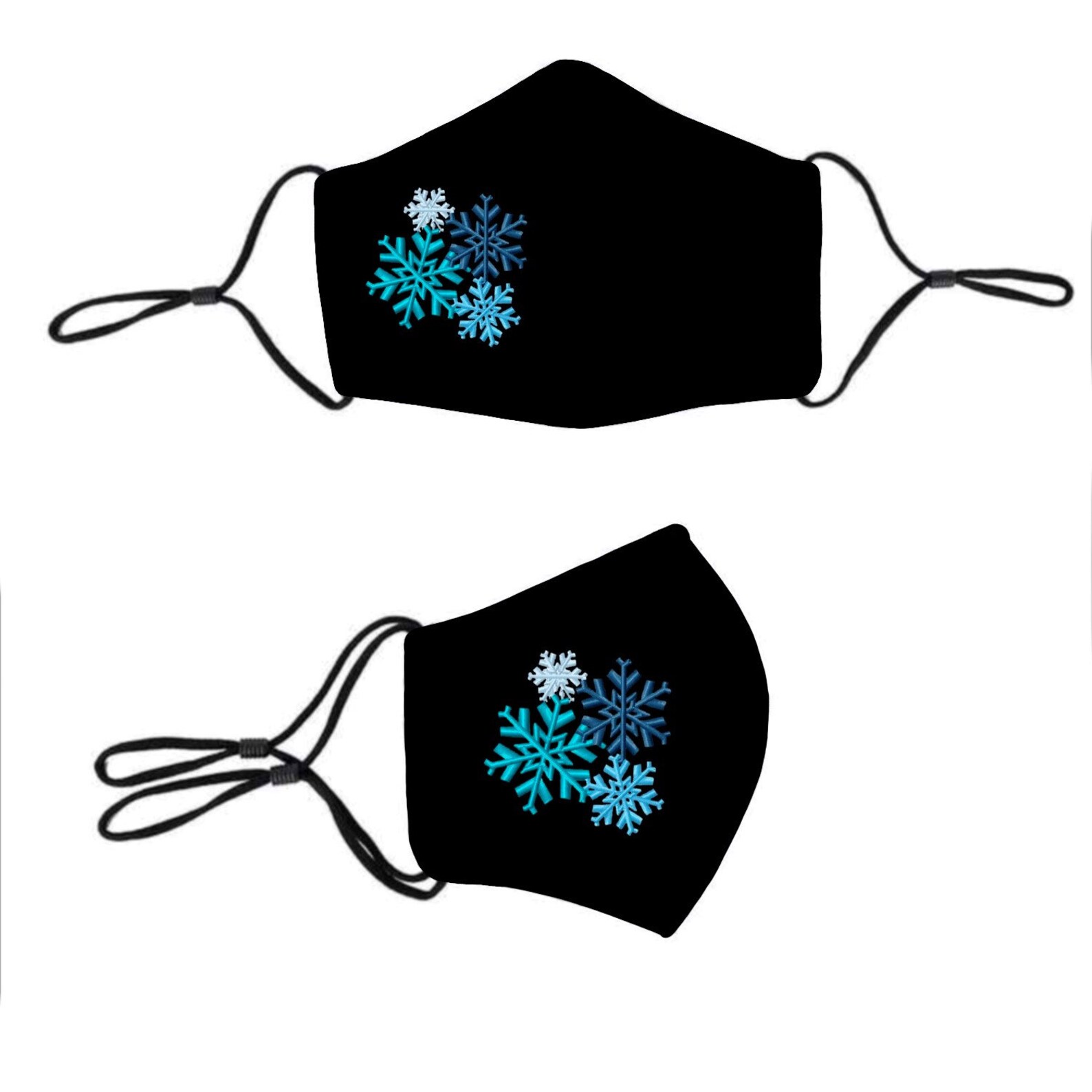 Snowflake Face Mask Snowflake Winter Face Mask Snowflake - Etsy