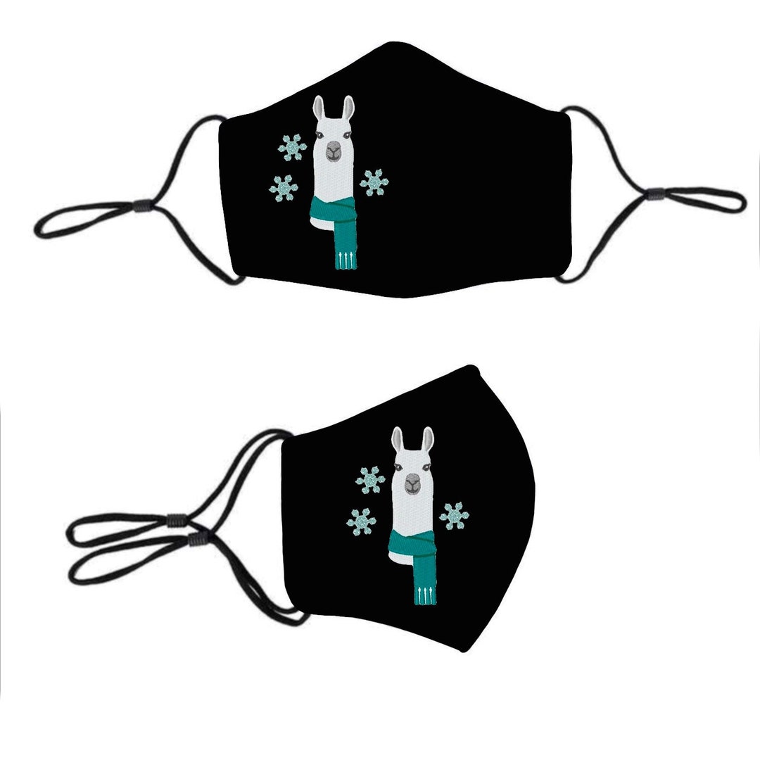 Alpaca Face Mask Alpaca Mask Mask Christmas Mask Christmas - Etsy