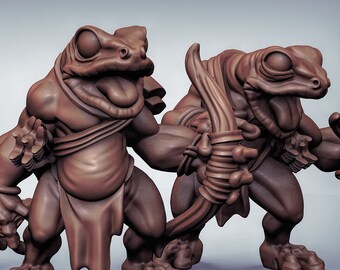Spear Cave Kobolds Lizard Humanoid 28mm or 32mm D&D 3D Resin | Etsy