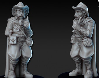 Explorer A Adventurer Guide NPC Hero 28 32mm Miniatures for Dungeons ...