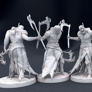 Lich Berserker Undead Wizard 28mm 3D Resin Printed Miniature D&D ...