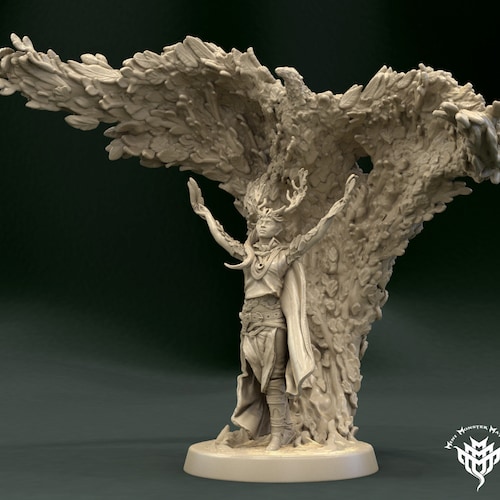 Druid Feral Summoner 28mm 3D Resin Printed Miniature Dungeons - Etsy