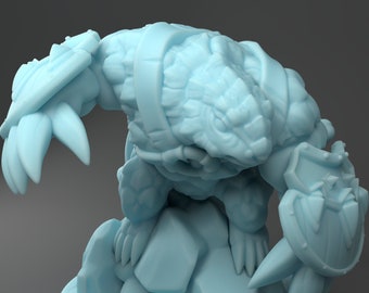 Kaijumon Pangolin 3d Printed Miniature - Etsy