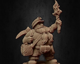 Explorer A Adventurer Guide NPC Hero 28 32mm Miniatures for Dungeons ...