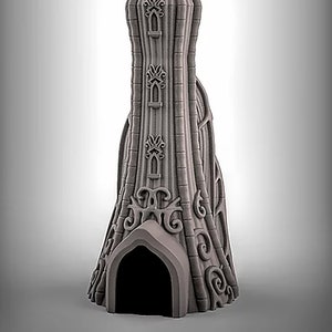 Elf Dice Tower 28mm Terrain or Dice Roller | D&D Scenery Dungeons and ...