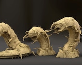 Carrion Crawler Earth Tremor Worm Monster 3D Resin Printed - Etsy
