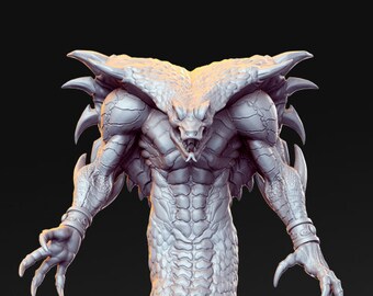 Snake Man Snakeman Vipeerath Viper Man Sands of Time 28mm 32mm ...