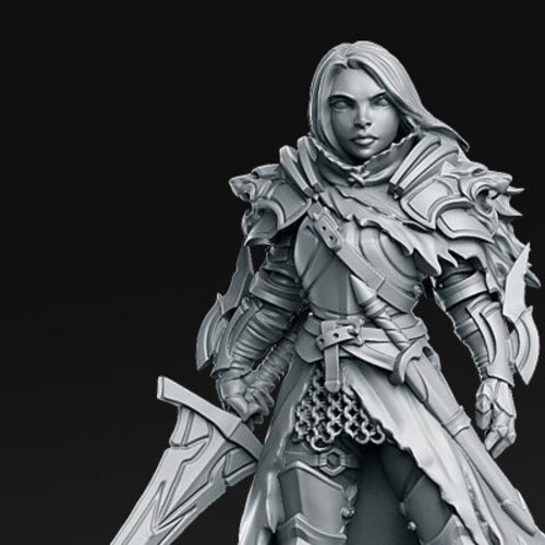 Beautiful Female Fighter lydia the Lioness Resin - Etsy