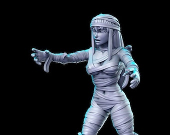 Female Mummy Miniature - Etsy