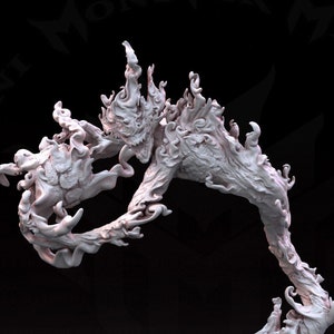 Fire Elemental Construct 28mm 3D Resin Print Miniature Dungeons and ...