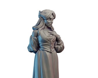Dwarven Common Folk Mini Set for Dnd EC3D Townsfolk Dwarves Male Female ...