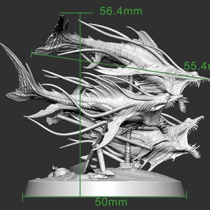 Aboleth Large Evil Aberration 3D Resin Print Creature Miniature D&D ...