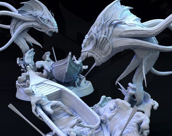 Aboleth Monster 28mm Miniatures for Tabletop Gaming dnd - Etsy