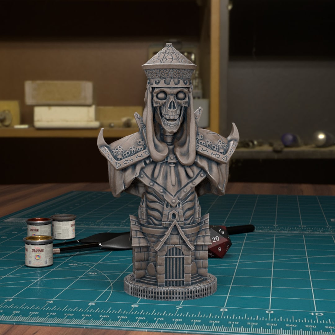 Undead Bishop Bust Resin Minis D&D Dungeons and Dragons Pathfinder Dnd ...