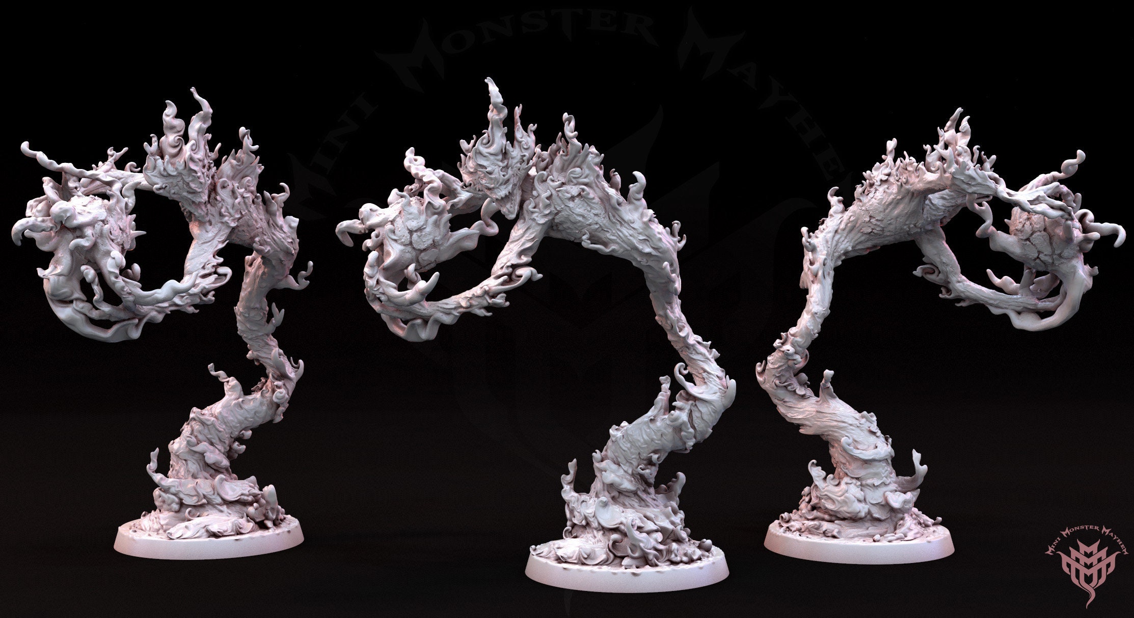 Fire Elemental Construct 28mm 3D Resin Print Miniature - Etsy