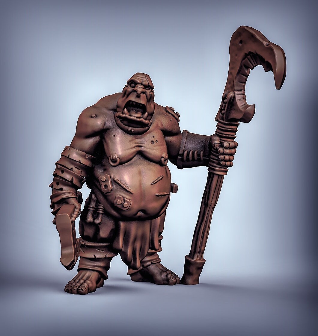 Ogre Butcher Slaughtermasters 28mm or 32mm D&D 3D Resin | Etsy