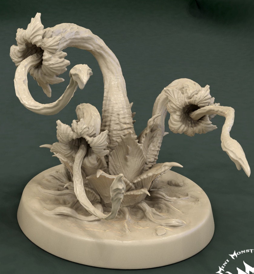 Plant Monsters Archweed and Mischievous Vine 28mm 3D Resin Printed D&D ...