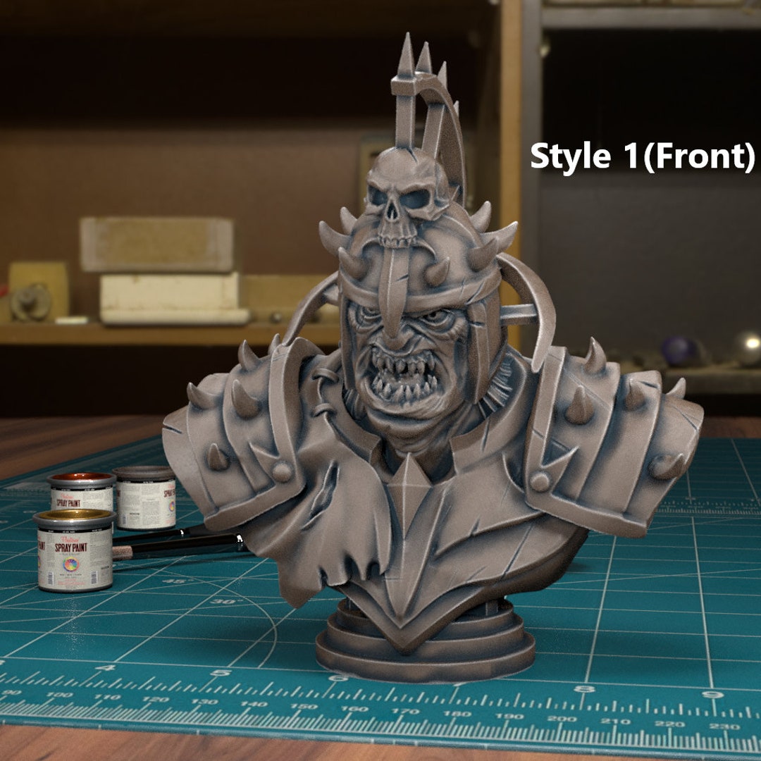 Orc Barbarian Busts Resin Minis D&D Dungeons and Dragons Pathfinder Dnd ...