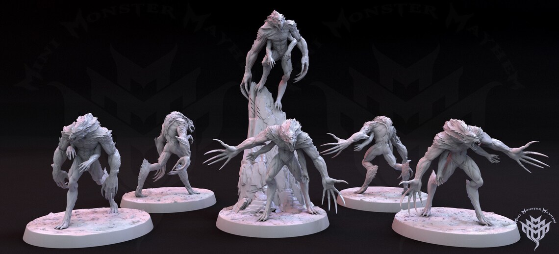 Draegloth Drow Demon Hybrid Large Dnd 3D Resin Printed D&D - Etsy UK