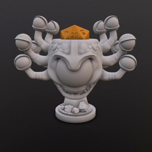 Beholder Dice Head Chibi Cute Eye Tyrant Display Miniature Dungeons and ...