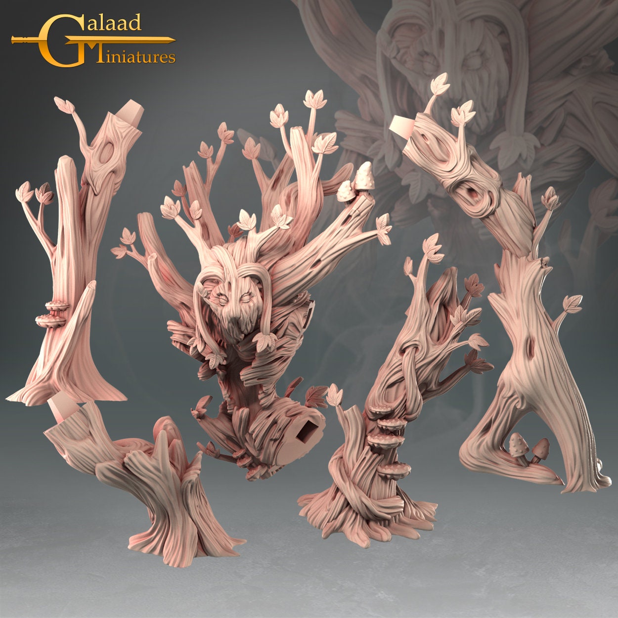Huge Treant Animated Tree Monster 32mm 28mm Resin Miniature Dungeons ...