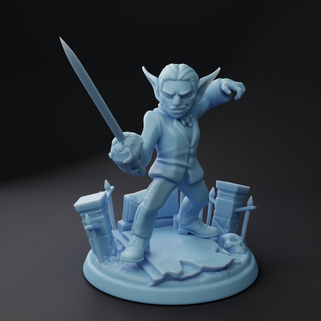 Ramirez A. Family Goblin Husband Mini D&D Resin 28mm 32mm 54mm ...