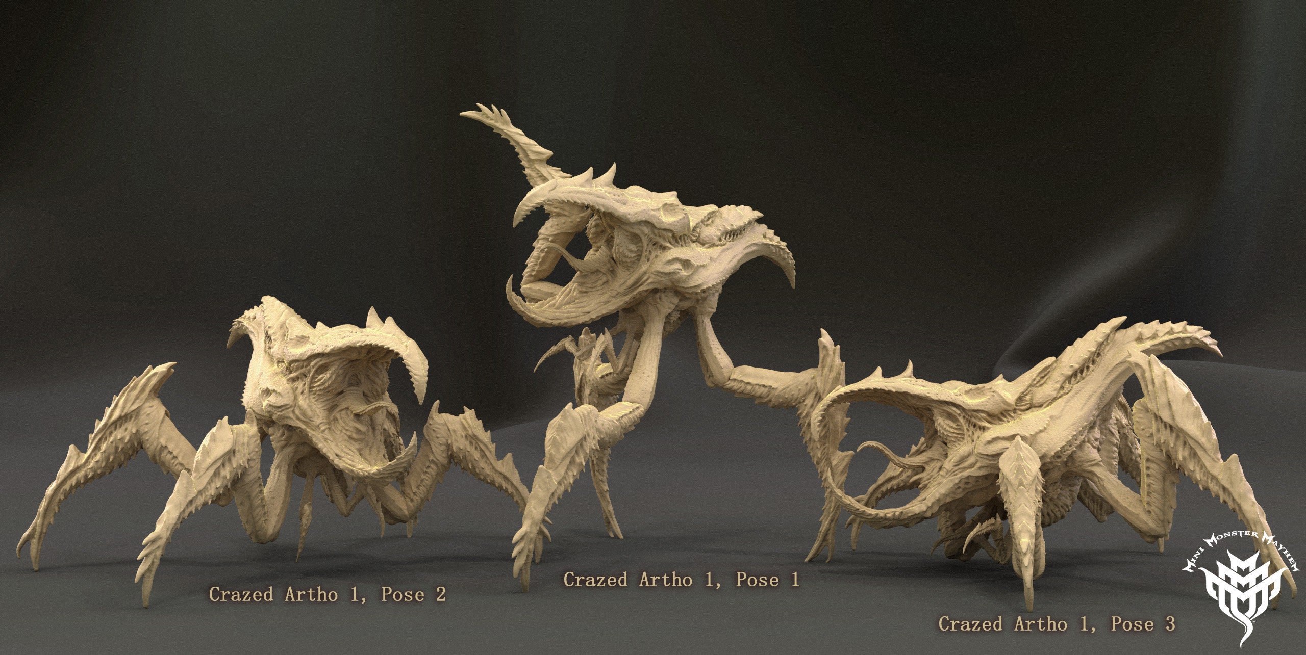 Crazed Arthropod Resin Miniatures - Dungeons and Dragons, Pathfinder ...