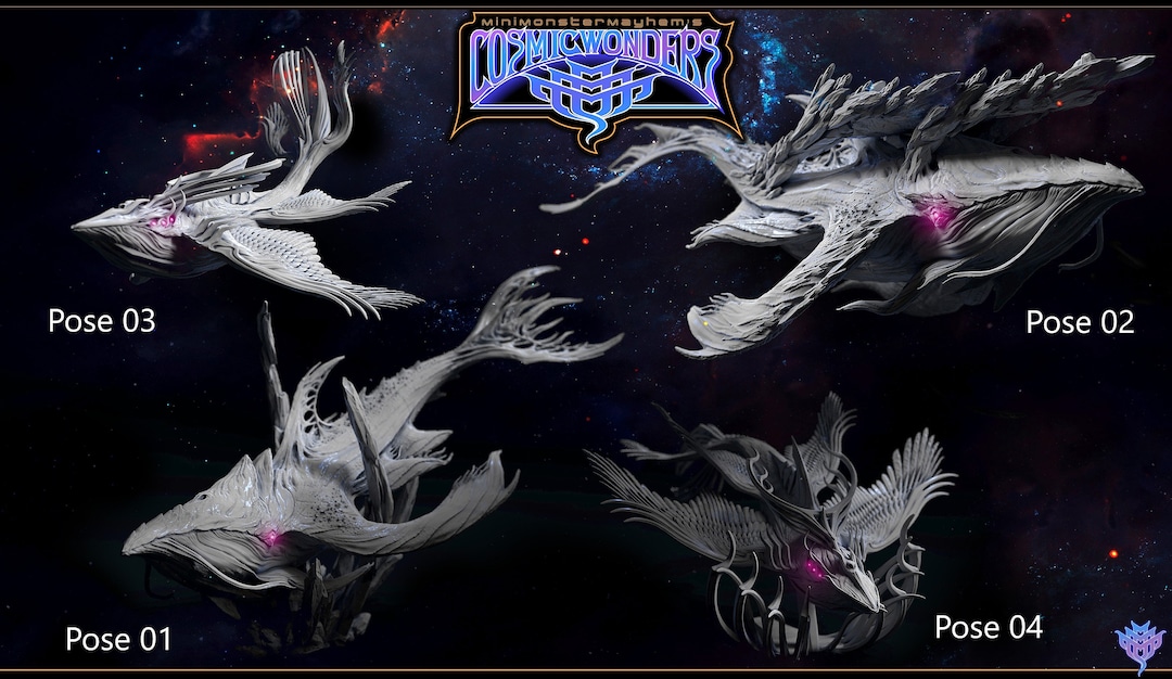 Cosmic Megaptera Living Spelljammer Ships Miniature Dungeons and ...